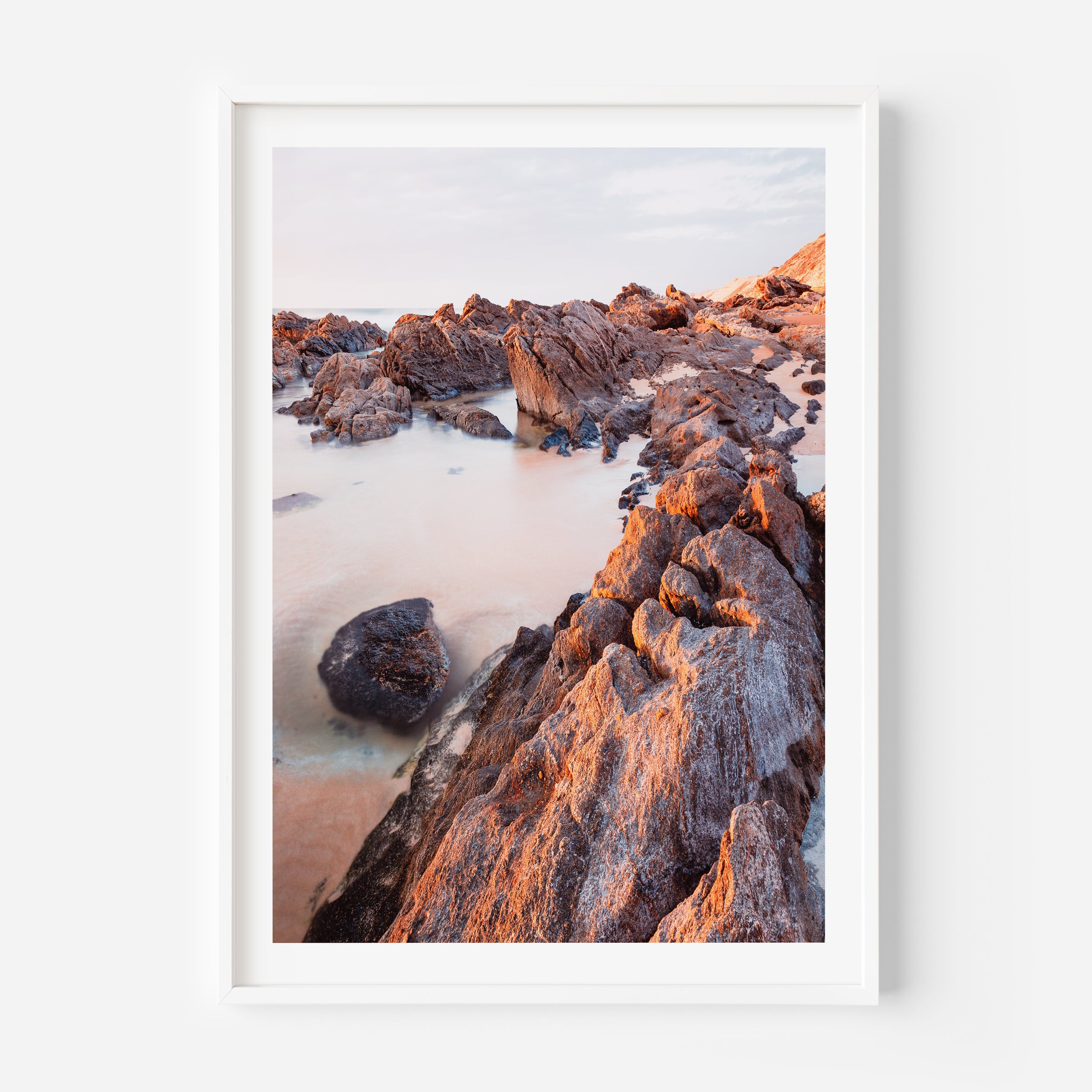 Greenly Beach, Coulta – Granite Tide Edge Fine Art Print – fourbyfiver