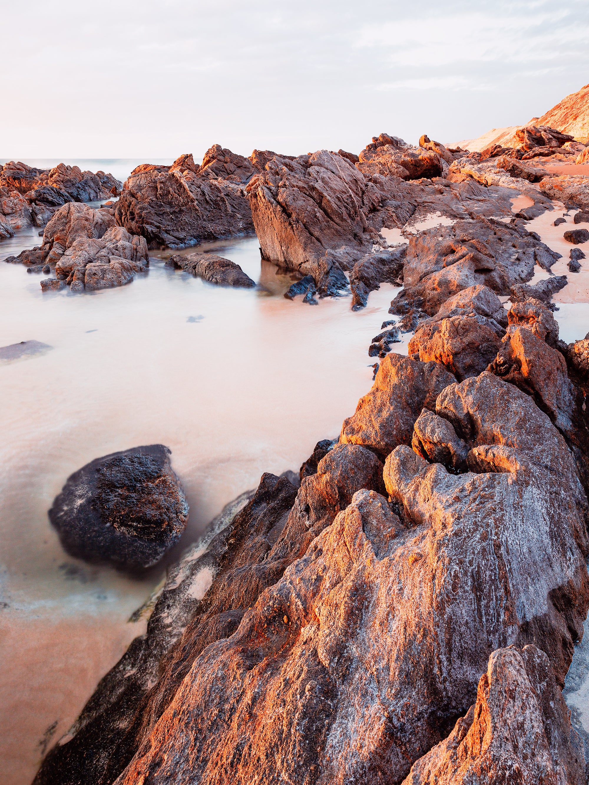 Greenly Beach, Coulta – Granite Tide Edge Fine Art Print – fourbyfiver