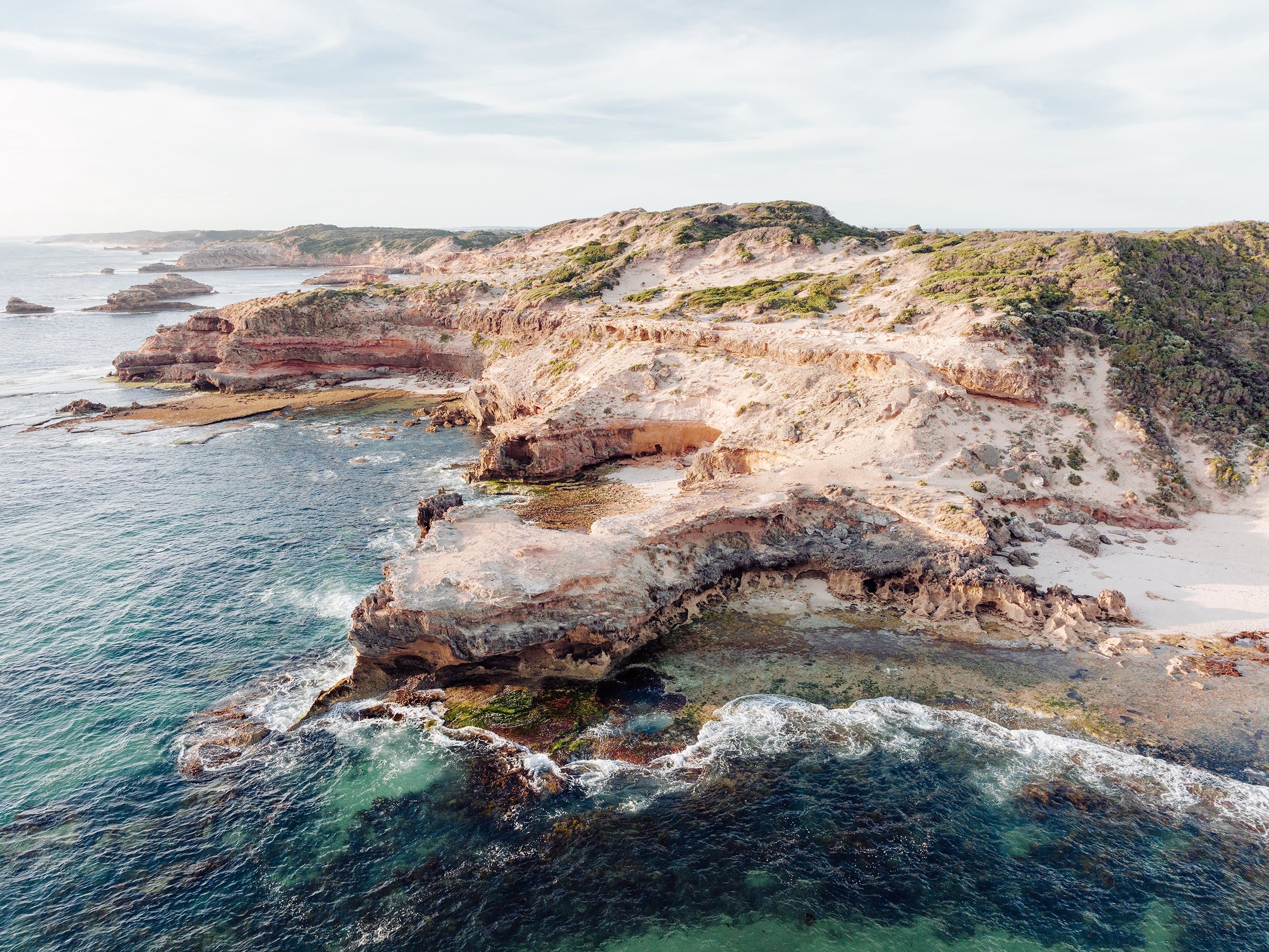 Bay of Islands, Mornington Peninsula – Coastal Cliffs Fine Art Print ...