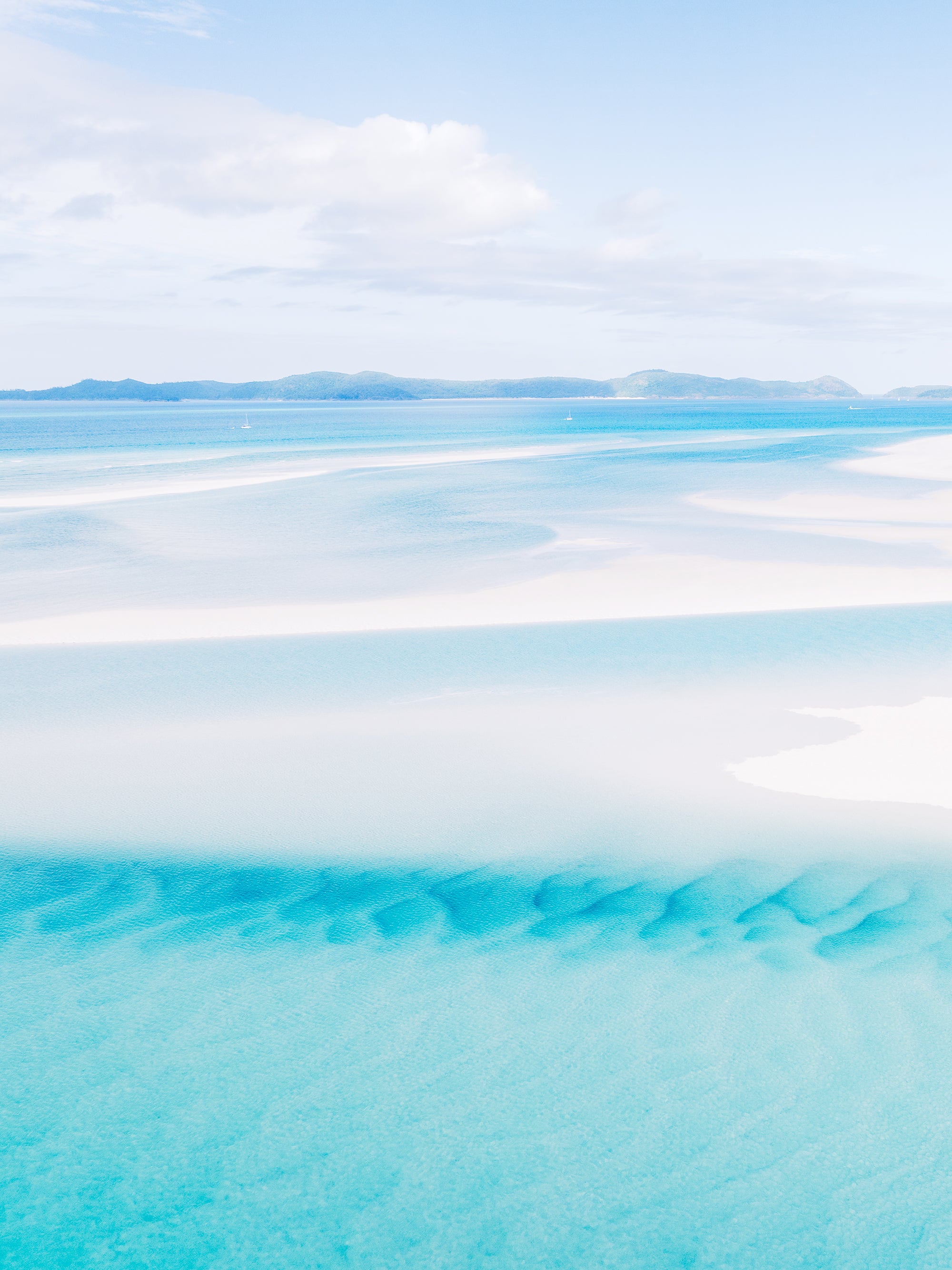 Hill Inlet, Whitsunday Island – Shallow Sand Bars Aerial Print ...