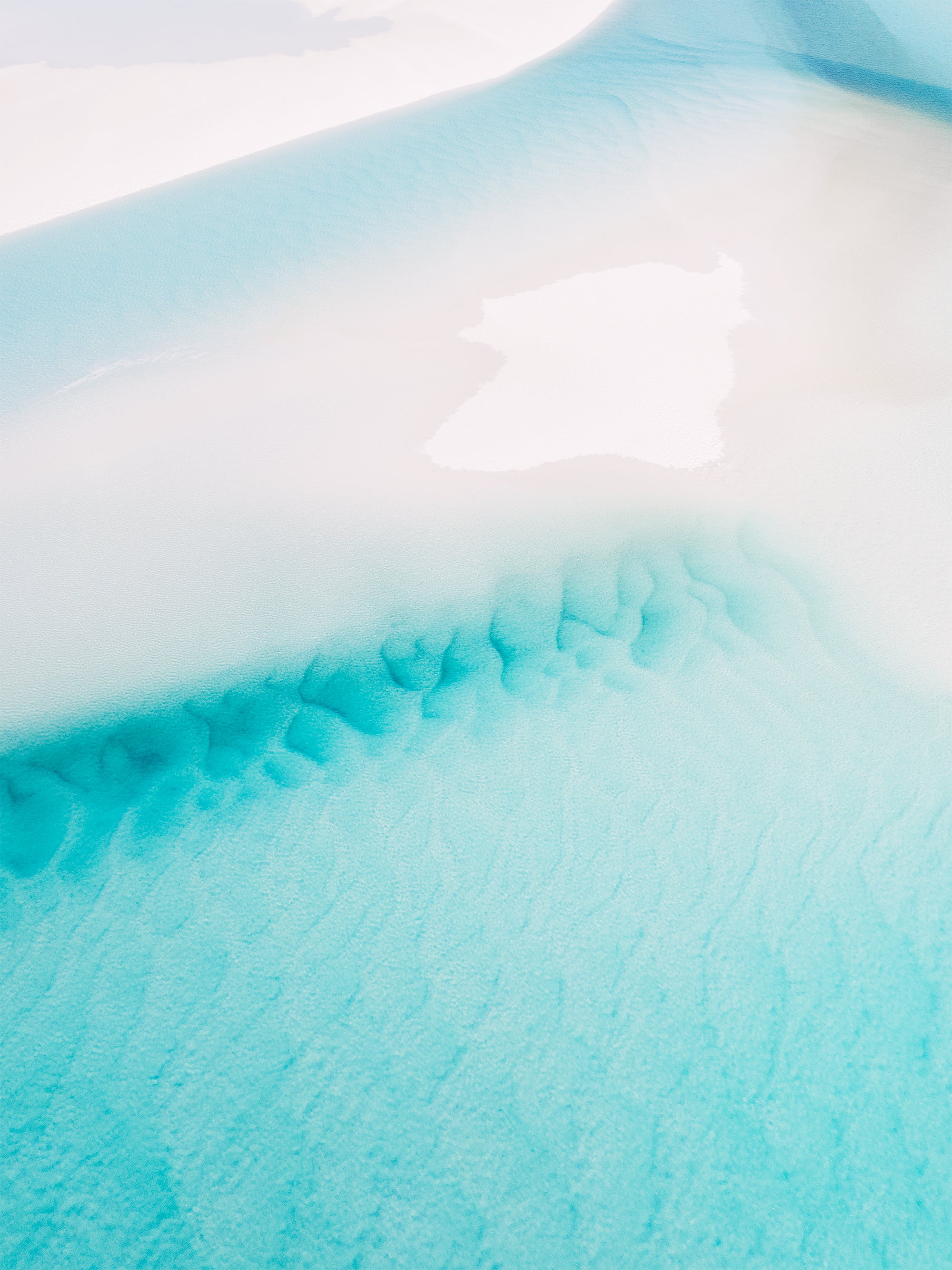 Hill Inlet, Whitsunday Island – Shallow Water Patterns Wall Art ...